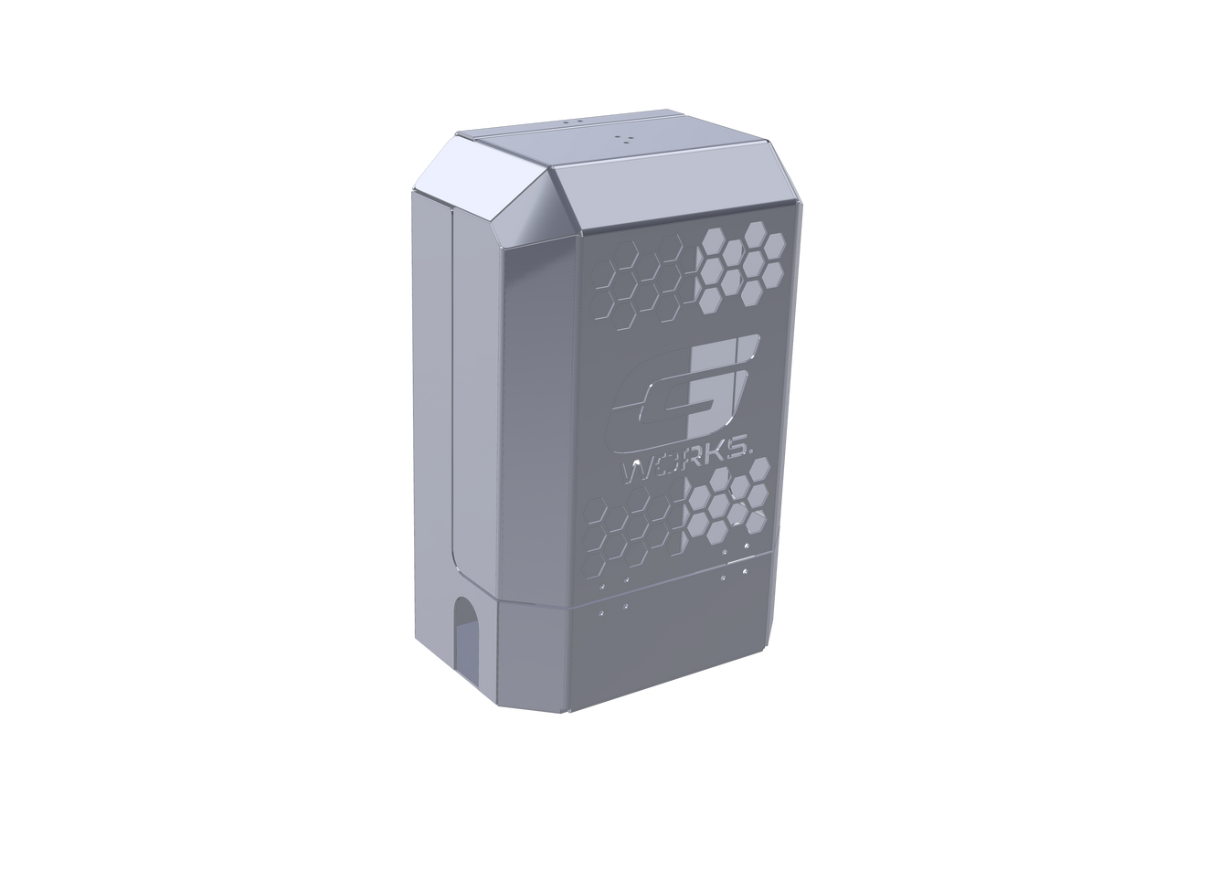 Gworks Lockable Jerry Can Holder – Heavy-Duty 3mm Aluminium Jerry Can ...