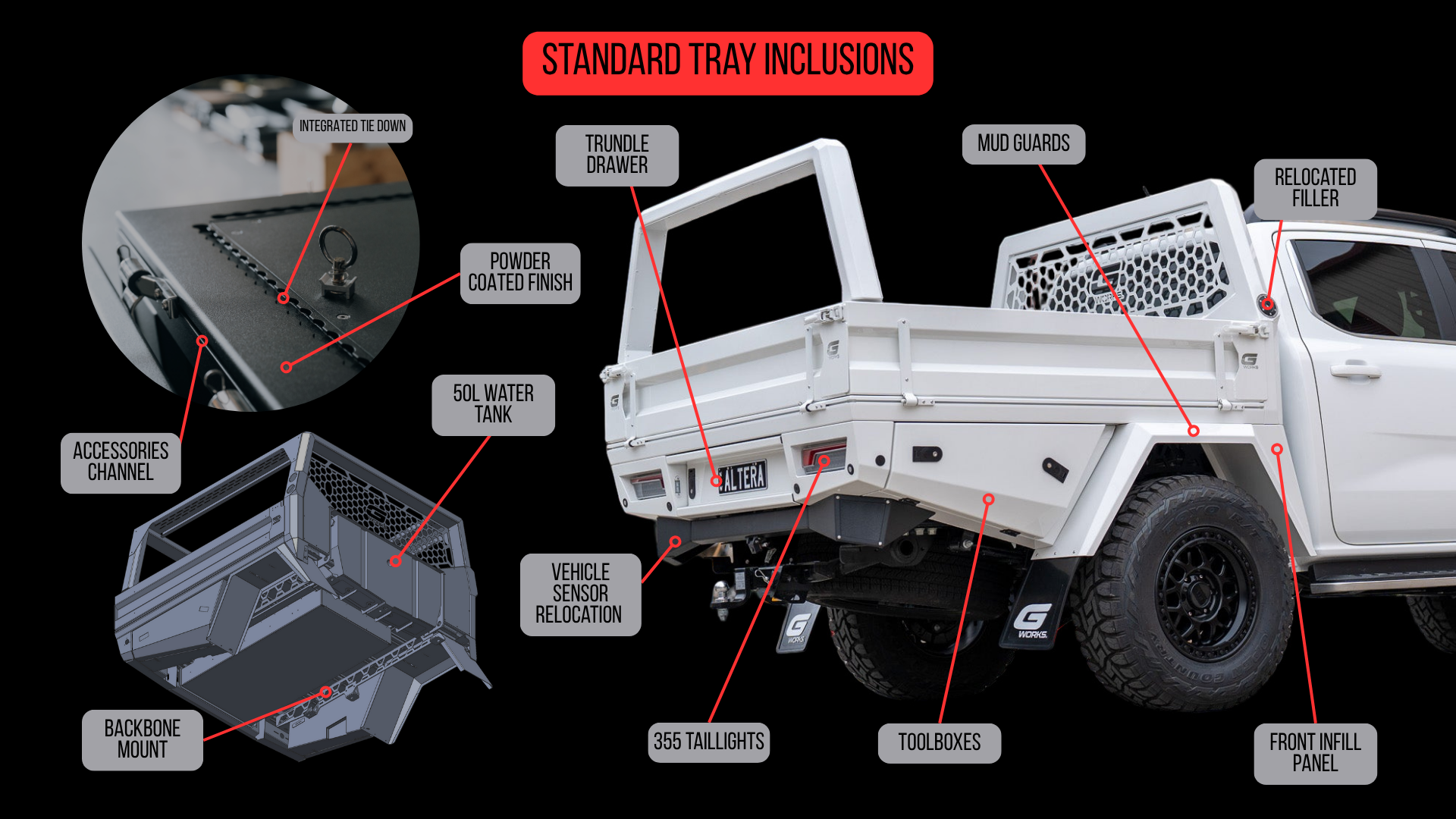 GWorks: Premium Aluminium Ute Trays, Canopies & Accessories